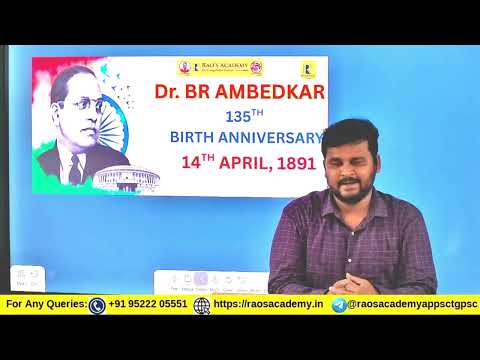Dr. BR AMBEDKAR JAYANTHI | WORLD KNOWLEDGE DAY 2025 | Refroms | Eswar| Raos Academy Hyderabad