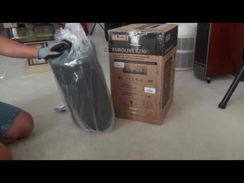 Behringer Eurolive B210D Unboxing