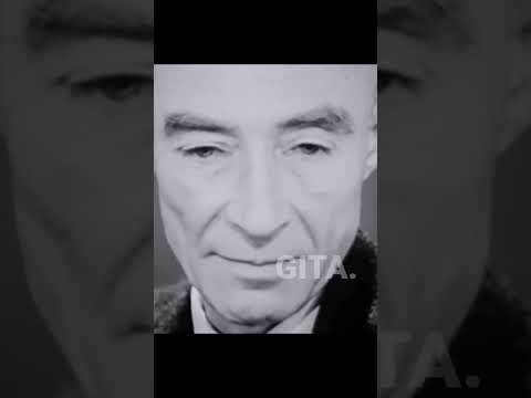 Powerful Oppenheimer Interview About The Atomic Bomb #oppenheimer #philosophy #powerofthought