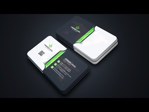 Creative Business Cards Design Tutorial | Adobe Photoshop cc