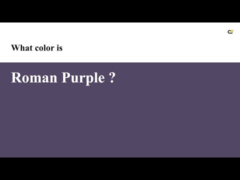 Roman Purple color #524765 hex color - Violet color - Warm color 524765