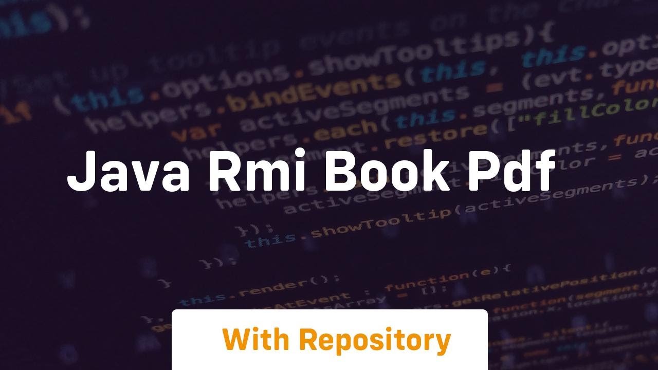 java rmi book pdf