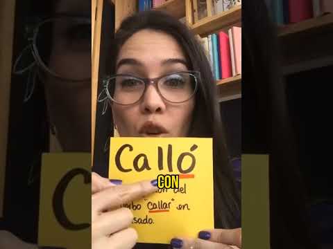 ¿Se escribe #CALLO o #CAYO? #books #mafervalderrey #libros
