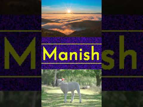 ☀️ MANISH - HINDU boy names | MANISH Name WhatsApp Status | #Shorts