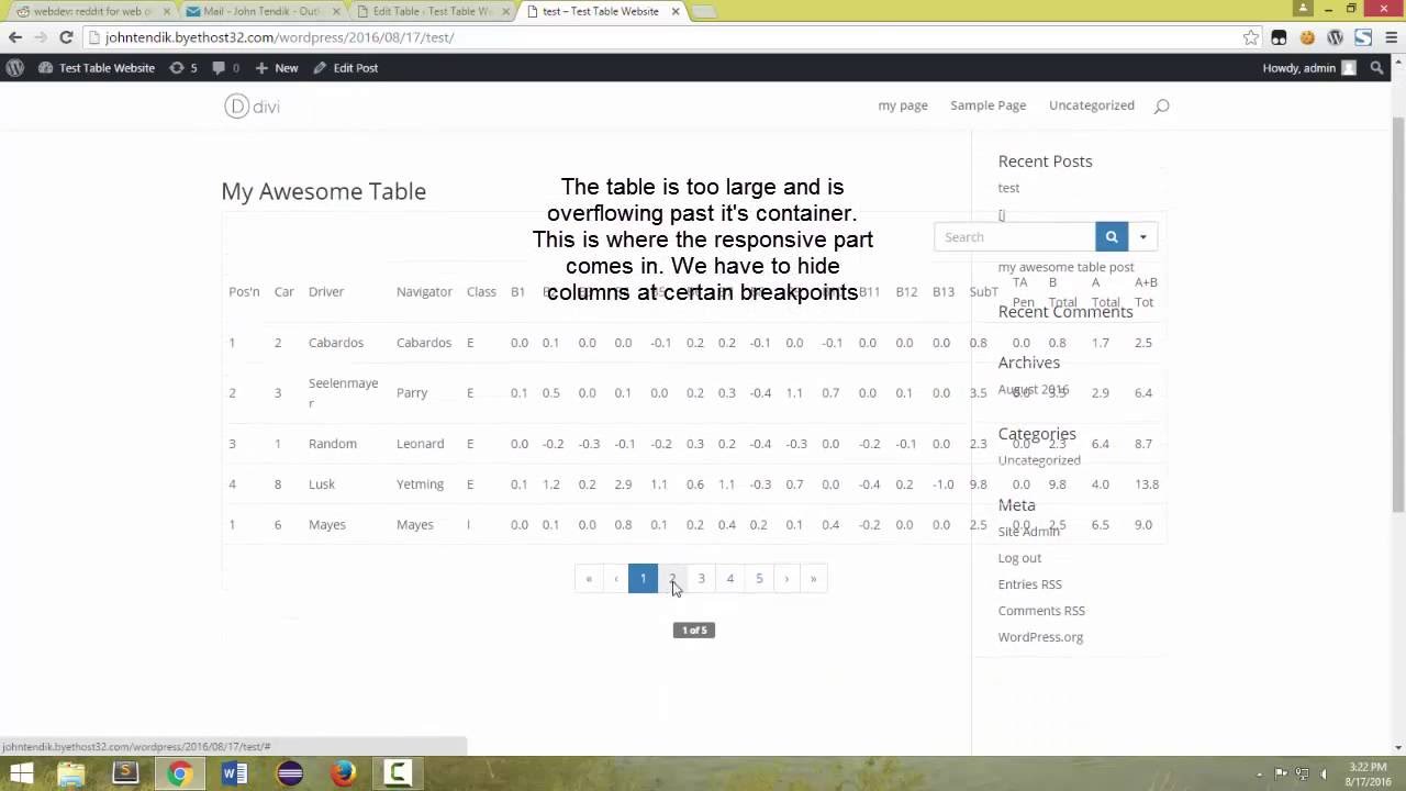Wordpress Responsive Tables Plugin - JTRT Responsive Tables v3.0.0