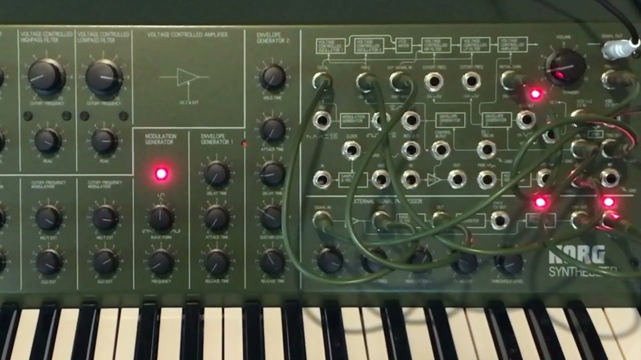 Korg MS-20 Self-Playing Patch #1 (rev2 filter)
