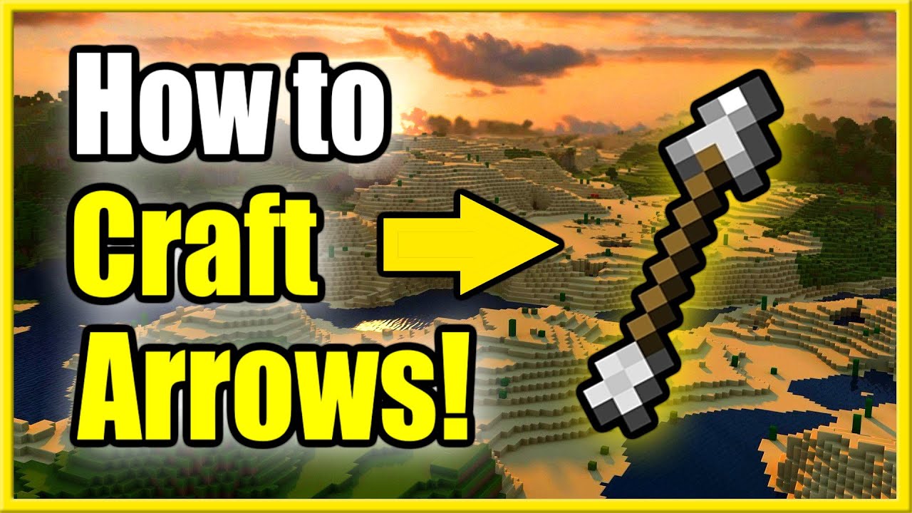 How to Make Arrows in Minecraft Survival (Fast Recipe Tutorial)