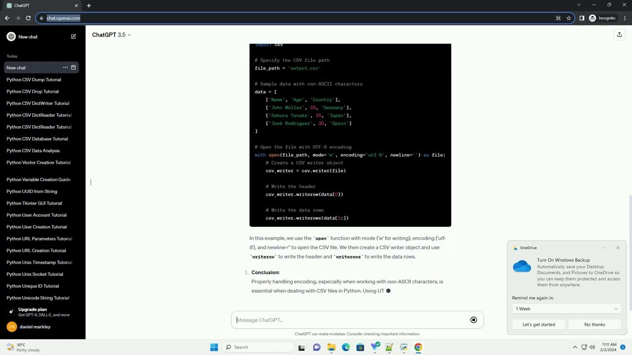 python csv encoding utf 8