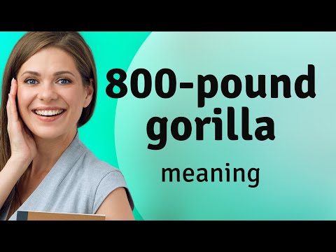 Understanding the Phrase "800-pound Gorilla"