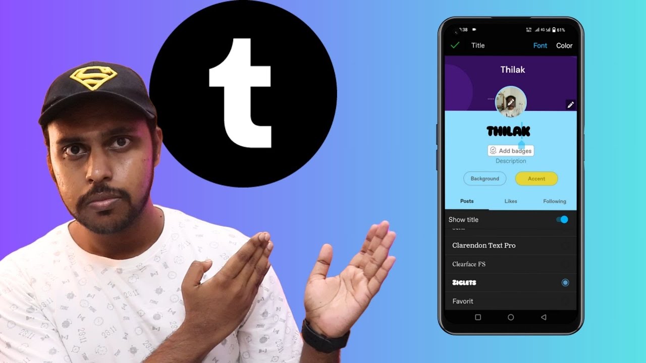 How to add title on tumblr