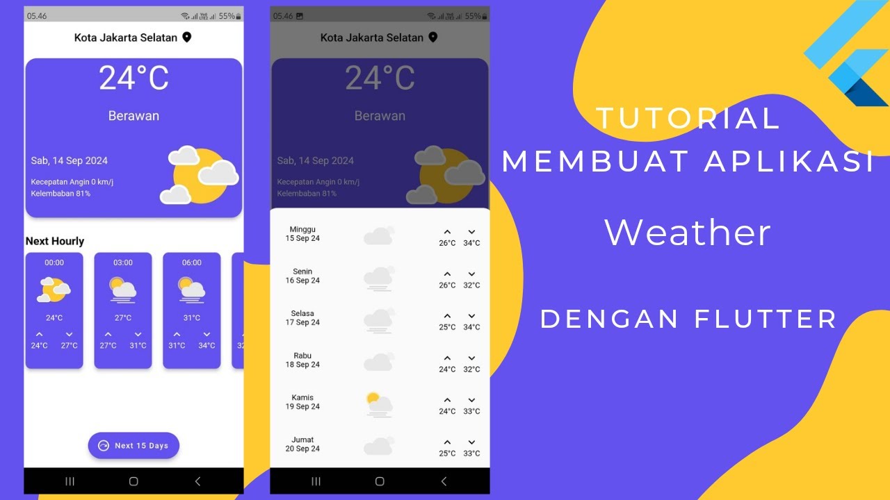 Tutorial Membuat Aplikasi Weather dengan Flutter