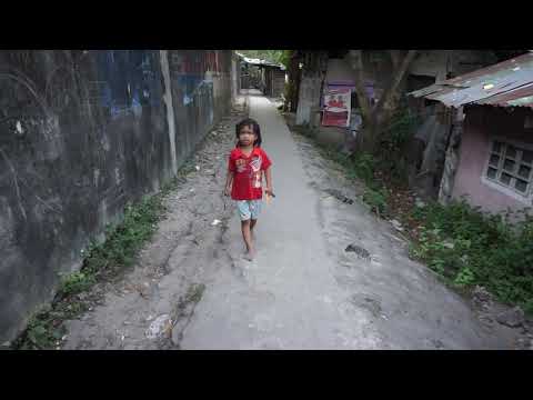 Squatter area in Angeles City Philippines