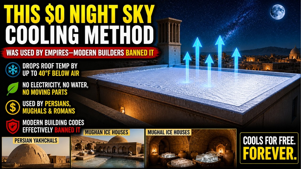 This $0 Night Sky Cooling Method Was Used by Empires — Modern Builders Banned It