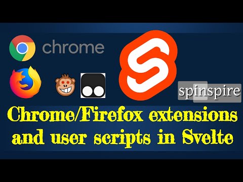 live coding: Chrome/Firefox extensions and userscripts in Svelte