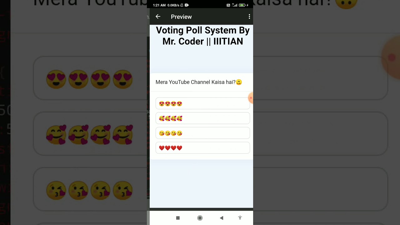 Voting Poll || HTML || CSS || JAVASCRIPT