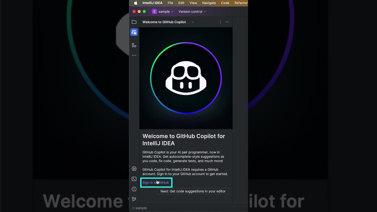 Enable GitHub Copilot in IntelliJ IDEA