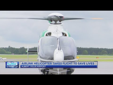 Life-saving helicopter now located at OAJ Airport