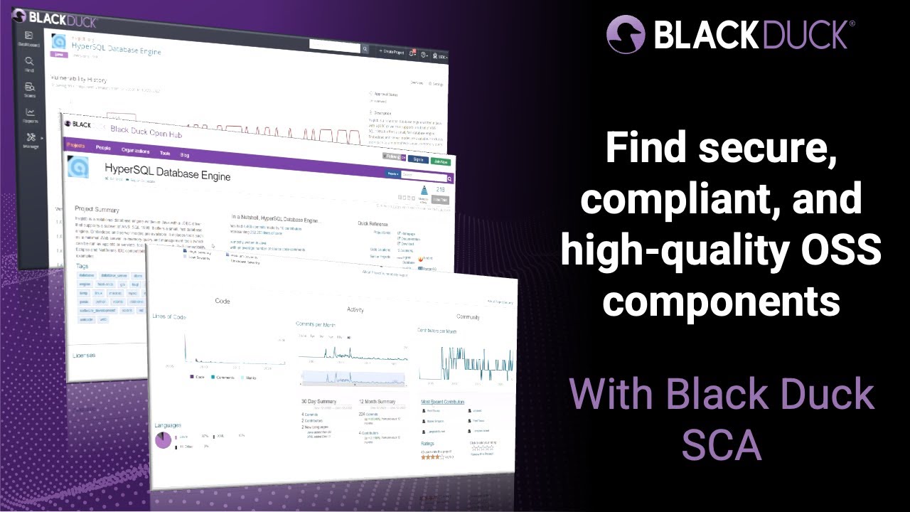 Find secure, compliant, and high-quality OSS components with Black Duck SCA | Black Duck