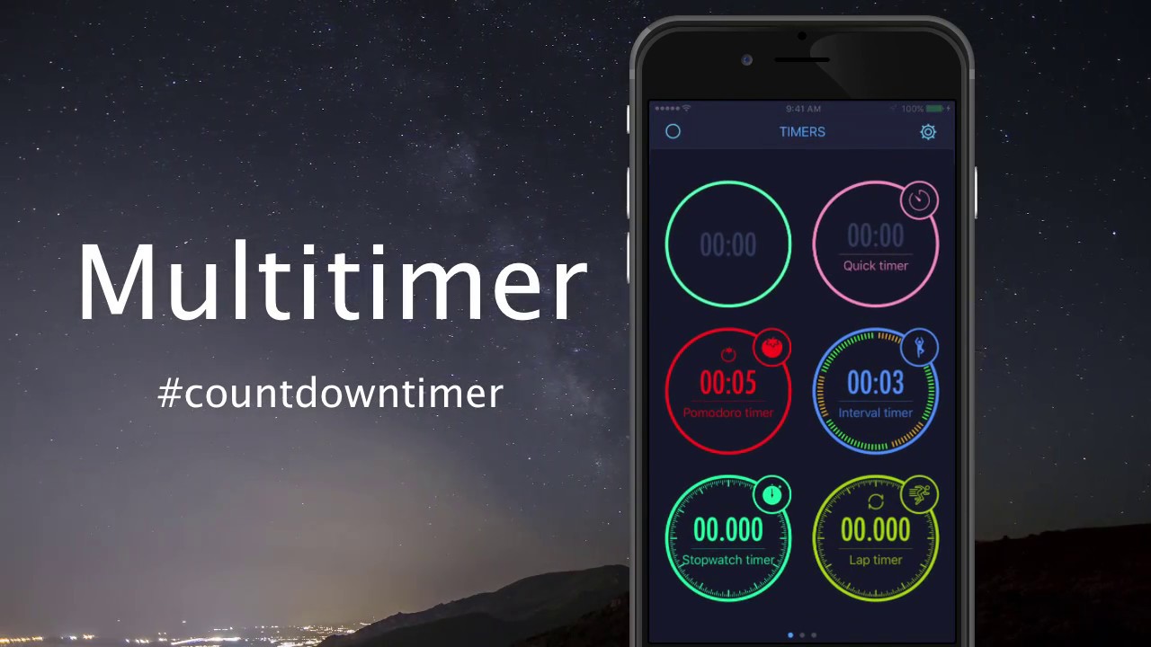 MultiTimer: Countdown timer mode