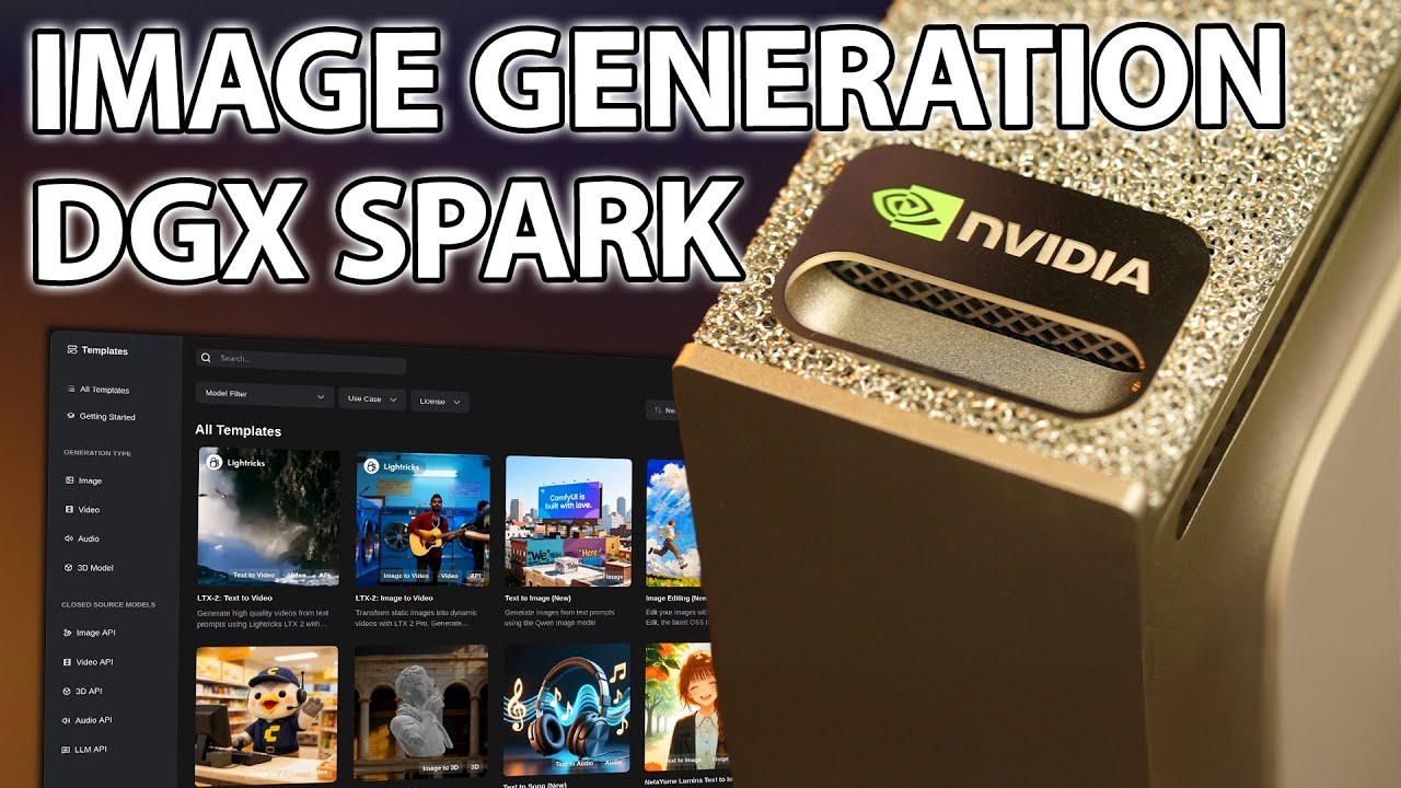 NVIDIA DGX Spark - Comfy UI Image Generation Demo