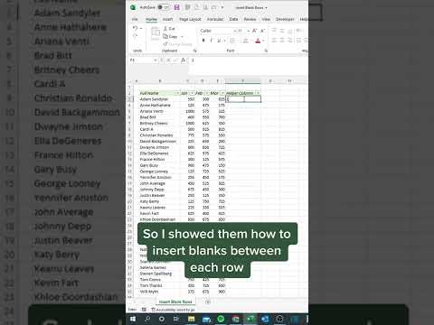 Learn How to Insert Rows After Every Row in Excel