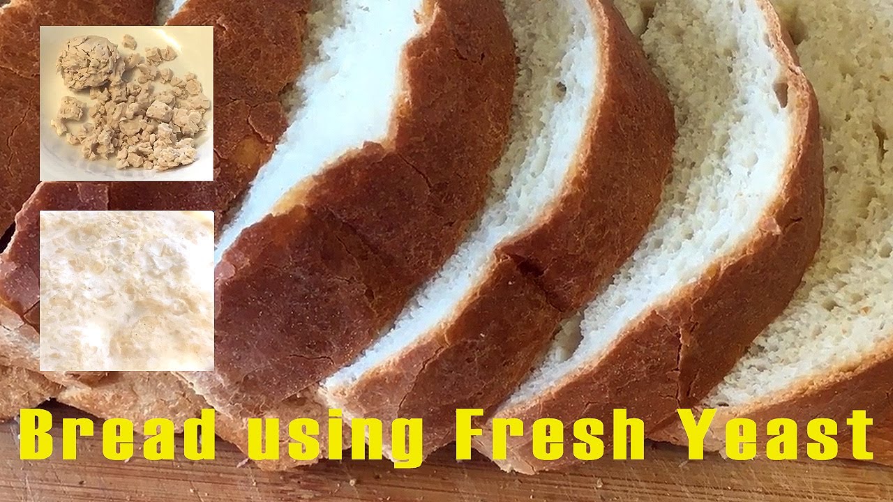How To Cook: Homemade Bread - Using Fresh Yeast + Time-lapse Fresh Yeast Rising