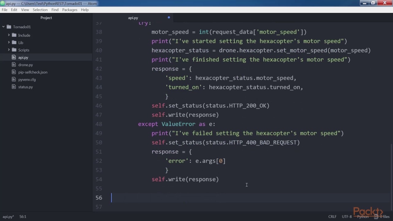 Building RESTful Python web services with Tornado : Defining Request Handlers | packtpub.com