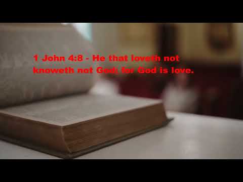 Bible Verse 1 John 4:8 KJV
