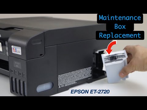 Epson ET 2720 Maintenance Box Replacement !