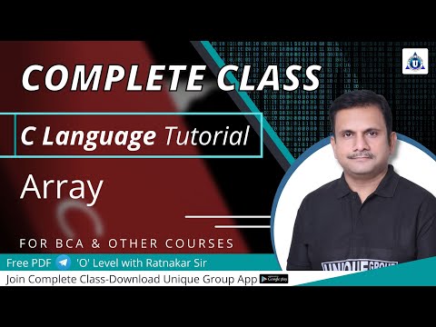 Array in C language in hindi | what is array | #array Basics of Arrays in C Programming In Hindi