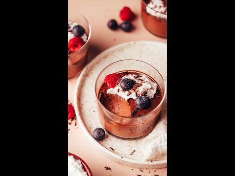 Easy Chocolate Pot de Crème (Vegan) | Minimalist Baker Recipes