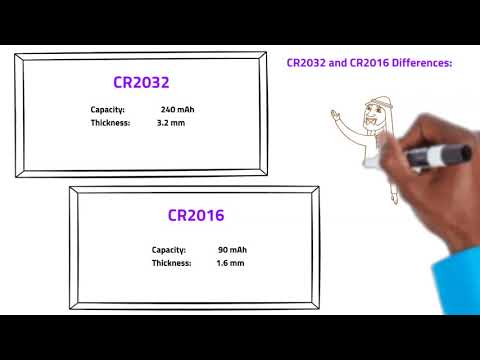 CR2032 vs CR2016 – What is the Difference Between These Batteries