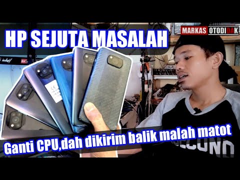 POCO X3 PRO HABIS GANTI CPU SUDAH DONE ‼️PAS BARANG SAMPE KE USER MALAH MATOT 😭