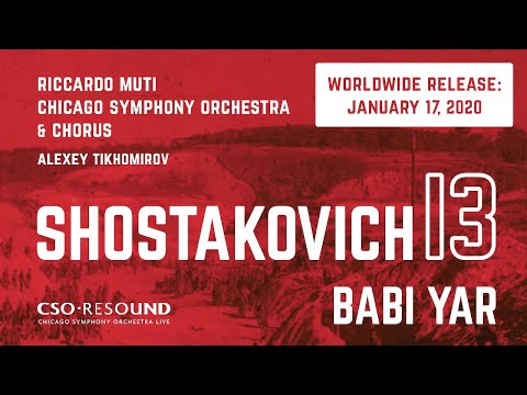 New on CSO Resound: Shostakovich's Symphony No. 13 (Babi Yar)