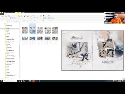 Inspiration Using Enigma Digital Scrapbooking Supplies