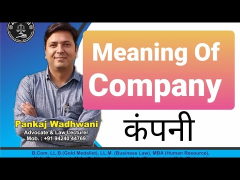 Meaning of Company. Meaning of Company. Company Act 2013@laweasyclasses