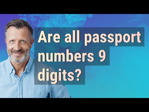 Are all passport numbers 9 digits?