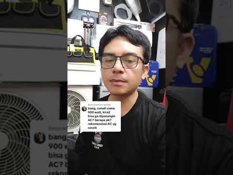 Daya listrik 900 mau pakai AC 1 PK, ini caranya