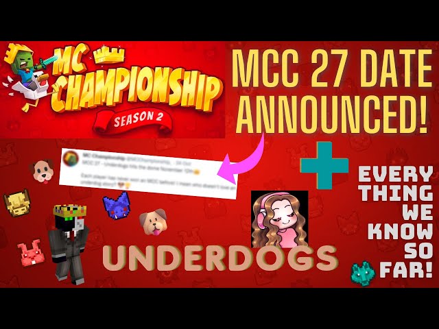 Minecraft Championship (MCC) 27 Underdogs: Complete list of competing teams