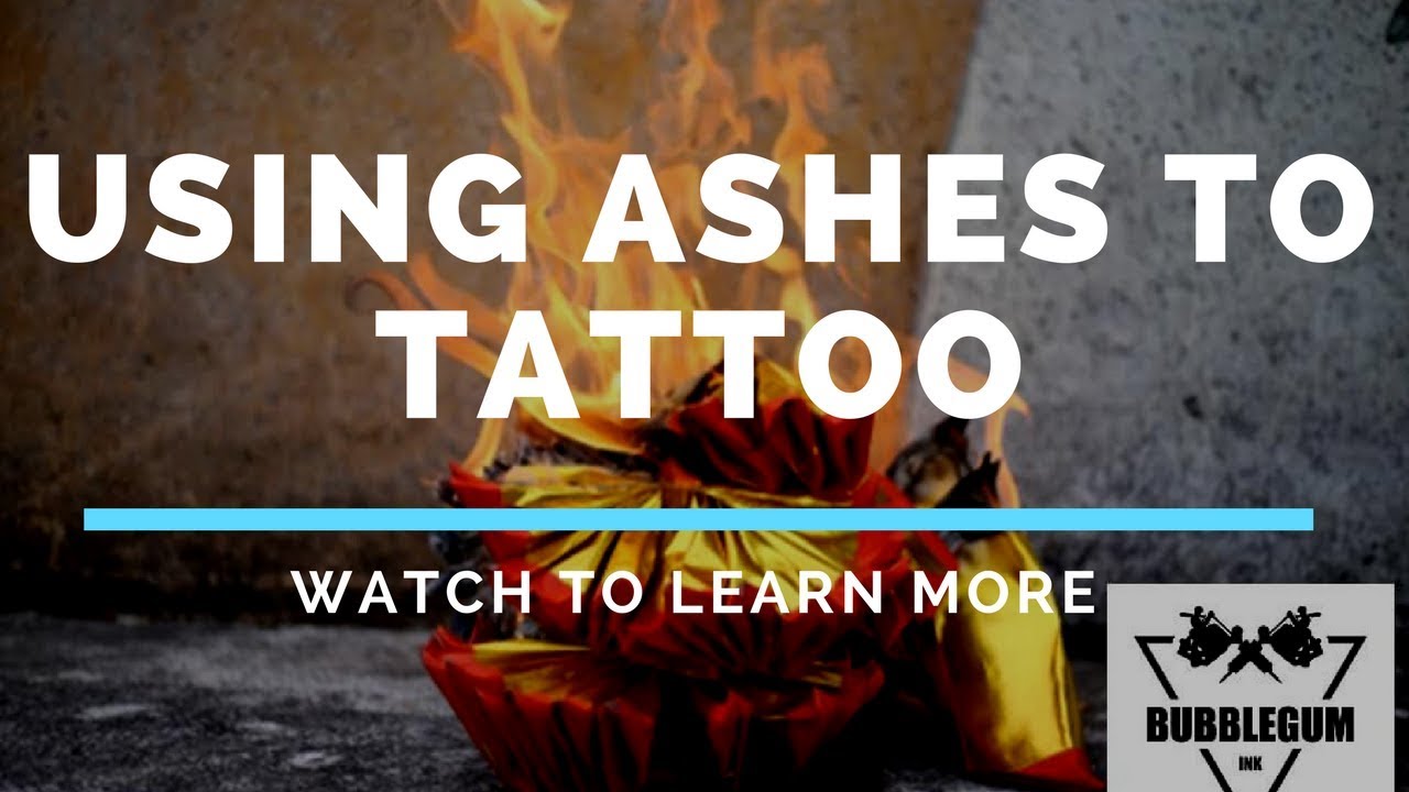Using ashes for tattoo /  Placing Cremation Ashes in Tattoo Ink For a Memorial Tattoo.
