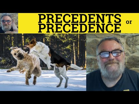 🔵 Precedence or Precedents - How to Say Precedence - Saying Precedents - Phonetics - RP Accent