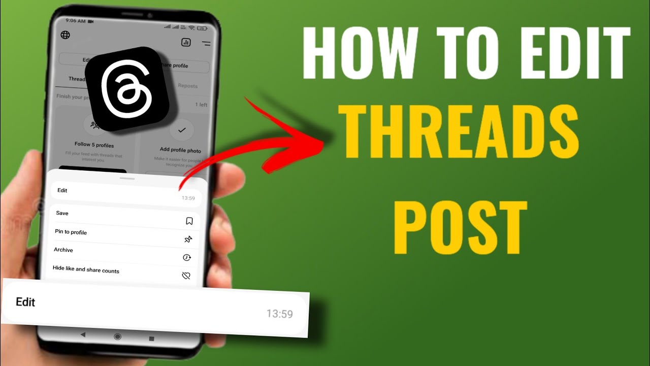 How To Edit Post In Threads | English