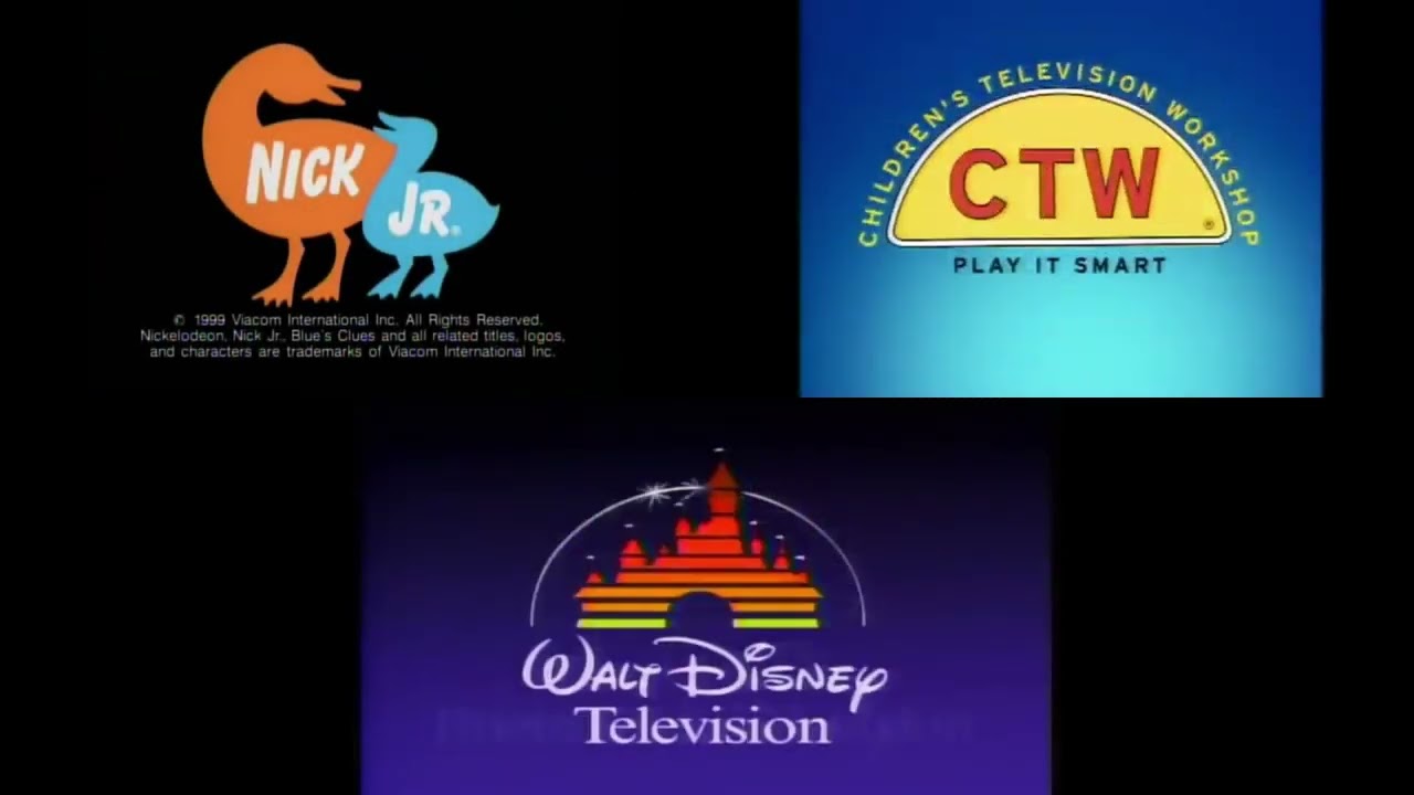 Blue's Clues, Dragon Tales, DuckTales and Puzzle Place Credits Remix (HD)