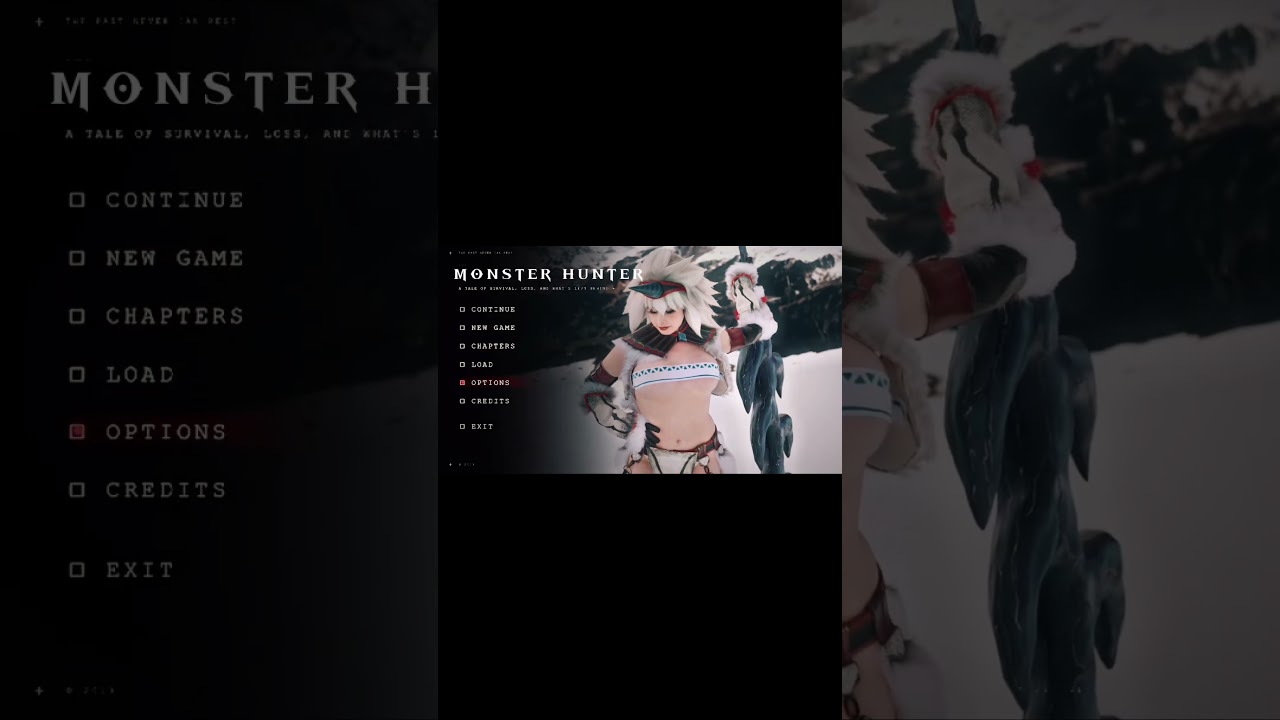 how cool are the loading screen edits 😍❤️ #monsterhunter #kirin #cosplay