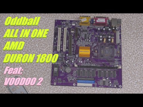 Windows 98 and 3DFX Gaming on an Oddball AMD Duron 1800.