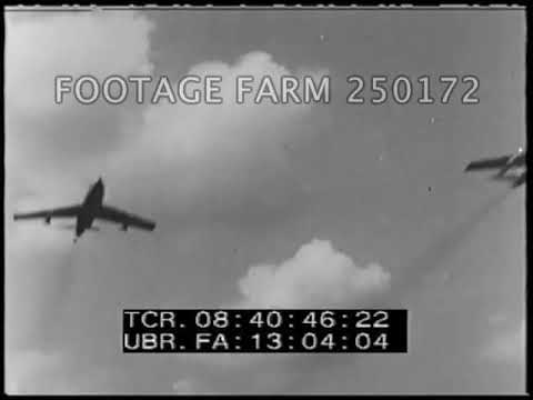 F-86 Sabres Readied & Shooting Down M-15 - 250172-07 | Footage Farm Ltd