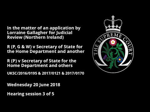 In the matter of an application by Lorraine Gallagher for Judicial Review (Northern Ireland)