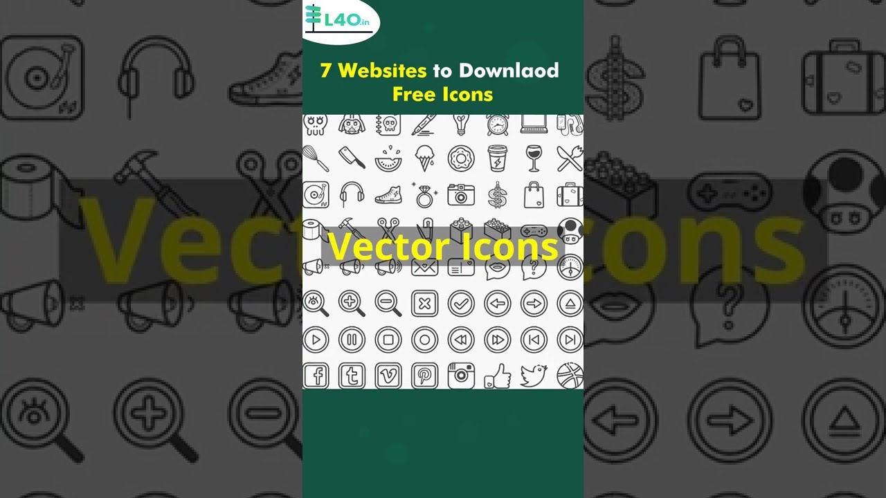 7 Websites for Free Vector Icons  | Resources for Developers #shorts