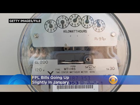 FPL Bills Going Up Slightly In January