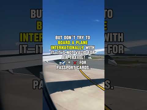 What's a Passport Card? 🤔 #passportapply #passportbook #passport